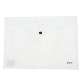 Mapa plastic cu capsa A4 alb MP120W Daco | Papetti
