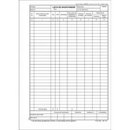 Lista de inventariere verticala A4 | Papetti